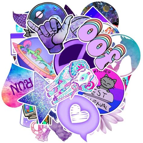 Модный милый мультяшный светильник фиолетовая ПВХ наклейка для девочек S декор для автомобиля