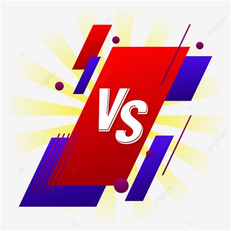 Versus Vs Fighting Sport Game Vector Art Design Symbol Versus Game