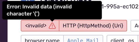 invalid data invalid character { in path · issue 1177 · getsentry