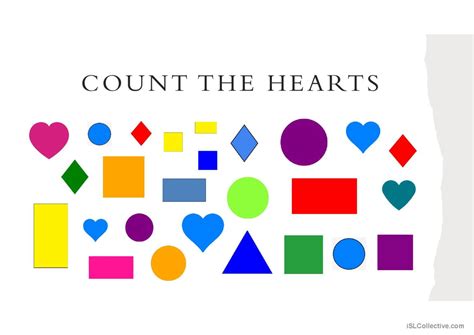 Counting Shapes 3 Vocabulary Flashca… English Esl Powerpoints