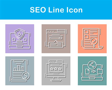SEO Vector Icon Set 21264583 Vector Art At Vecteezy