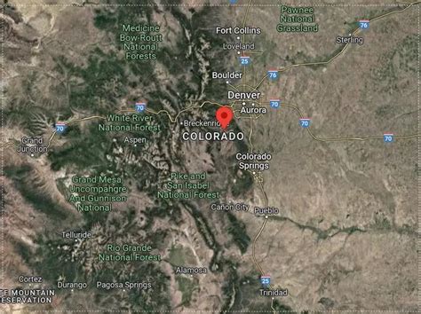 Pine Colorado Map