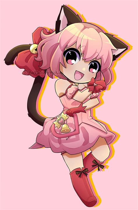 Cute Chibi Anime Cat Girl