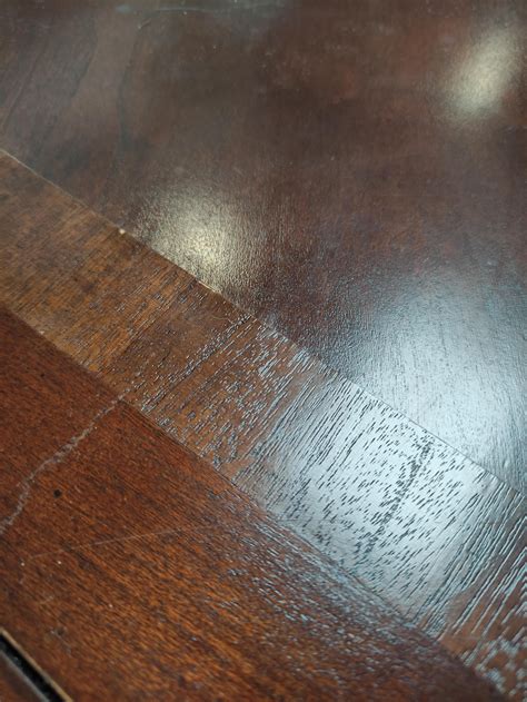 Mahogany Table Scratch Rupholstery