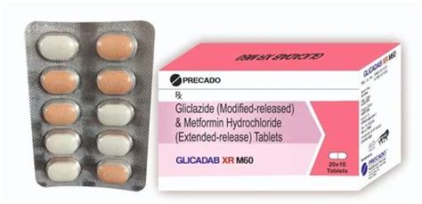 Gliclazide Modified Release And Metformin Hydrochloride Extended Release Tablets At Rs 130