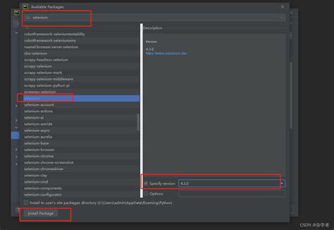 selenium 在pycharm中安装selenium pycharm安装selenium库 CSDN博客