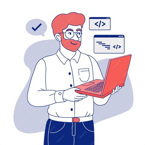 Premium Vector Illustration Vector Web Development Software