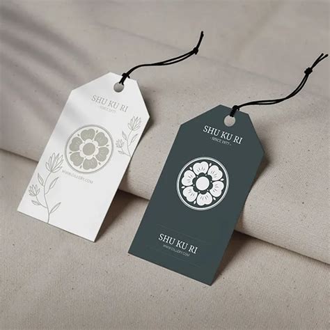 Custom Metallic Hang Tags Silvergold Foil Quality Printing