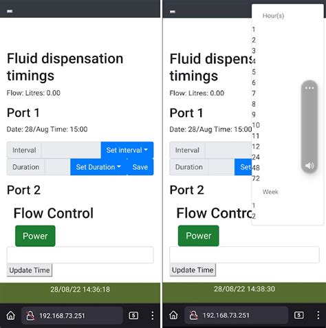 Low Power Esp8266 Flow Controller