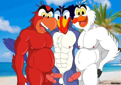 Post 6969471 Aladdinseries Crossover Iago Kikou Scuttle Thelion