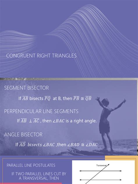 Congruent Right Triangles Pdf Triangle Geometry