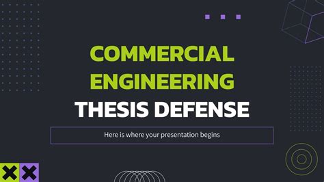 Commercial Engineering Thesis Defense Presentation