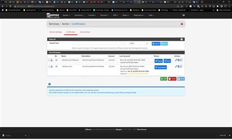 Inable To Renew Certificate On Pfsense With Acme Namesilo Help