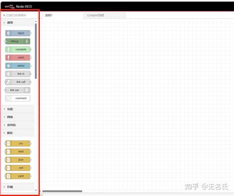 node red入门 面板介绍 知乎