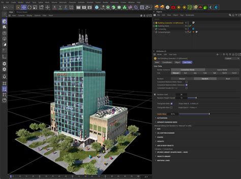 Cinema 4d Building Generator