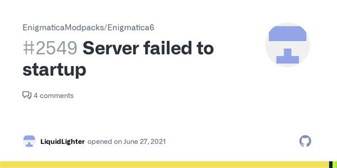 Server Failed To Startup · Issue 2549 · Enigmaticamodpacksenigmatica6