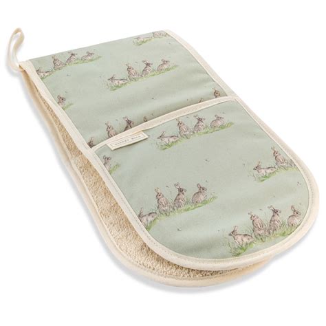 Edgar Green And Friends Double Oven Glove By Mosney Mill Finch And Lane