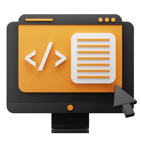 web coding service 3d icon 28700144 png