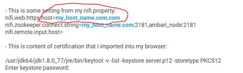 Enabling Ssl To Access Nifi Web Ui Hostname Cloudera
