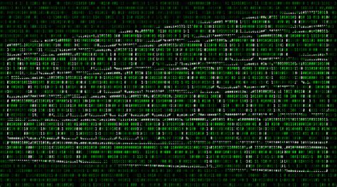 Computer Keyboard And Matrix Coding Stock Illustration Download Image