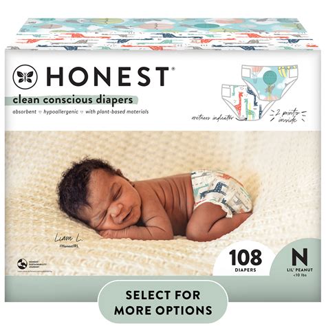 The Honest Company Diapers Multi Giraffes S4