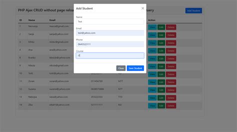 Github Onlyjaximus18 Crud Php Ajax Crud Without Page Reload With