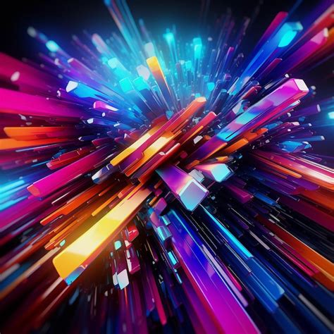 Premium Ai Image Colorful Vibrant Abstract Background