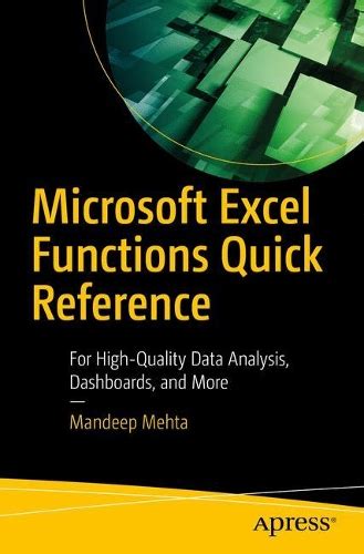 Книга Microsoft Excel Functions Quick Reference For High Quality Data