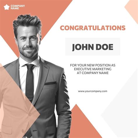 Peach Theme LinkedIn Post Template 37753570 Template