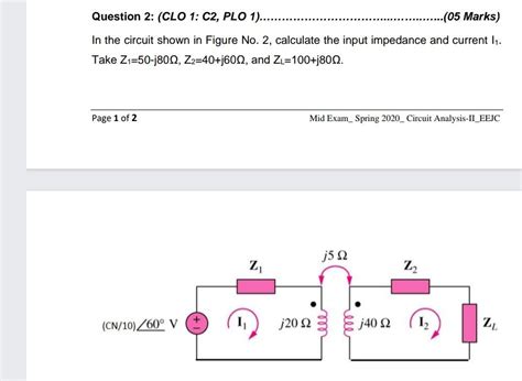 Solved Question CLO C PLO Marks In Chegg Com