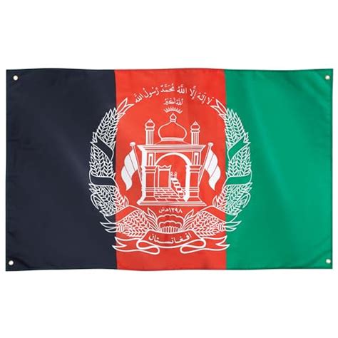 Runesol Afghanistan Flag 91x152cm 3ft X 5ft 4 Grommets Afghan Flag