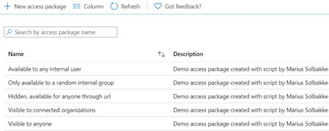 Generating Demo Access Packages For Aad Entitlement Management Through