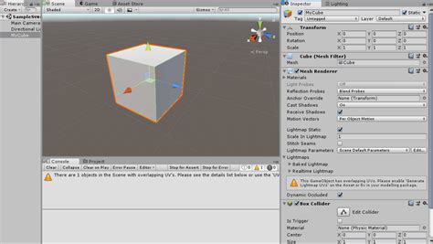 overlapping generated lightmap uvs unity engine unity discussions