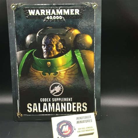 Codex Salamanders Supplement 8th 24093 Mindtaker Miniatures