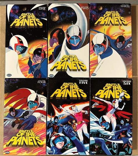 Battle Of The Planets Vol 1 6 Vhs Tapes Anime Lot Vintage Rare 10999