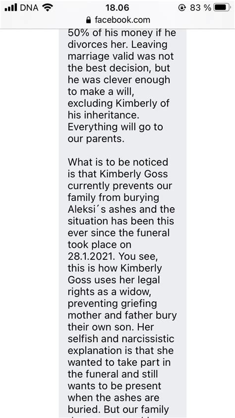 Anna Laiho Alexis Sister Comments On A Jeff Waters Facebook Post R