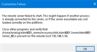 GUI Connection Issue Q A TES GUI Software Support ADRV ADRV EngineerZone