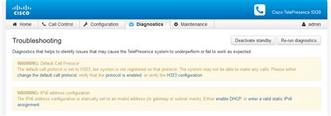 solved cisco telepresence sx20 h323 standalone no incoming video call