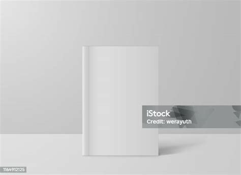 현실적인 화이트 북 모의 최대 템플릿 배경 잡지의 빈 표지 벡터 일러스트레이션 0명에 대한 스톡 벡터 아트 및 기타 이미지