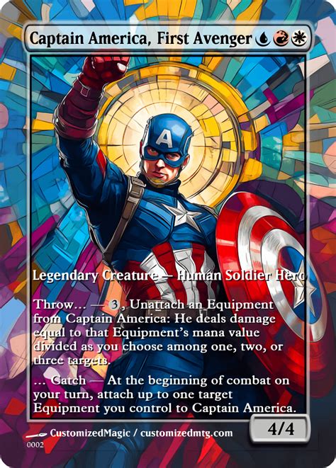 Secret Lair X Marvels Stained Glass Magic The Gathering Proxy Cards