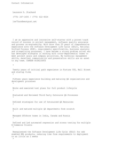 Qa Manager Pdf Quality Assurance Software Testing