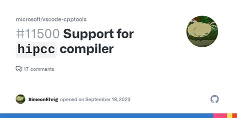 support for `hipcc` compiler · issue 11500 · microsoft vscode cpptools