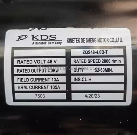 Electric Golf Cart Dc Motor Zqs48 4 0b T 48v 4kw