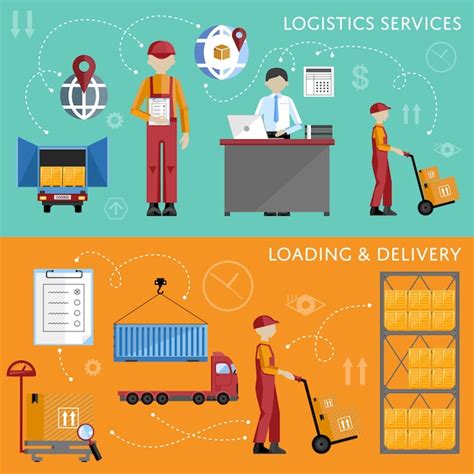 Premium Vector Warehouse Process Infographics Vector Illustration