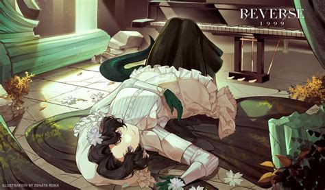 Zenata Roka Anjo Nala Reverse1999 1girl Black Hair Black Skirt