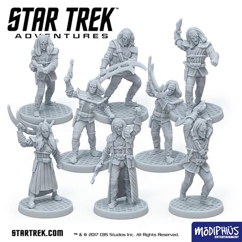 Star Trek Adventures Print At Home Tng Klingon Warband Set
