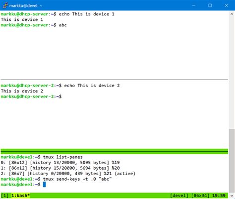 Commanding Devices With Tmux Majornetwork