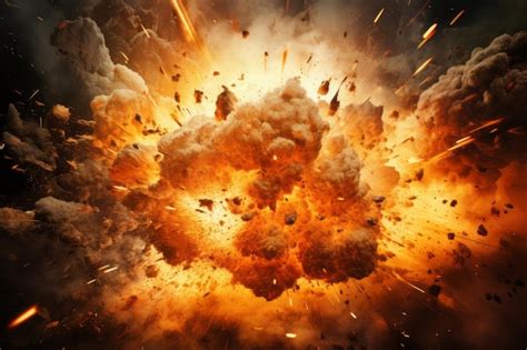 Premium Ai Image Explosion Background