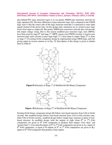 High Speed 64 Bit Binary Comparator Using New Approach Pdf