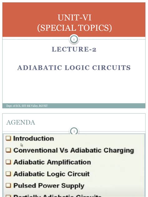 Adiabatic Logic Circuits Pdf Electromagnetism Digital Electronics